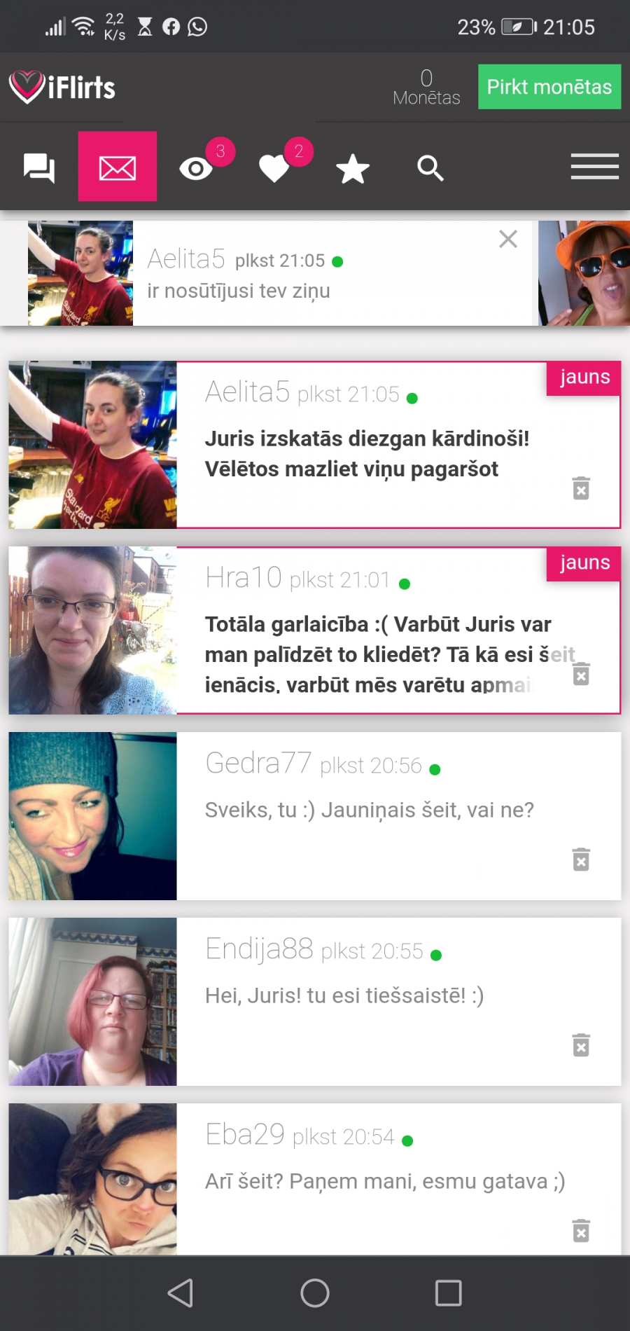 https://www.iflirts.com/app/chats - Krāpšana